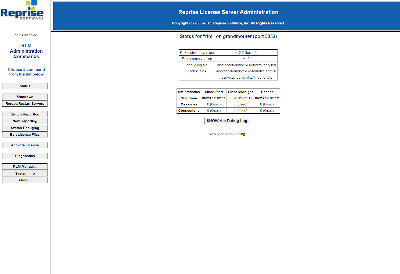 Q100675: Security Announcement - The RLM Web Server component is ...