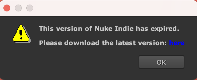 Q100596: 「このバージョンのIndie/Non-Commercialは期限切れです。」というエラーメッセージ – Foundry