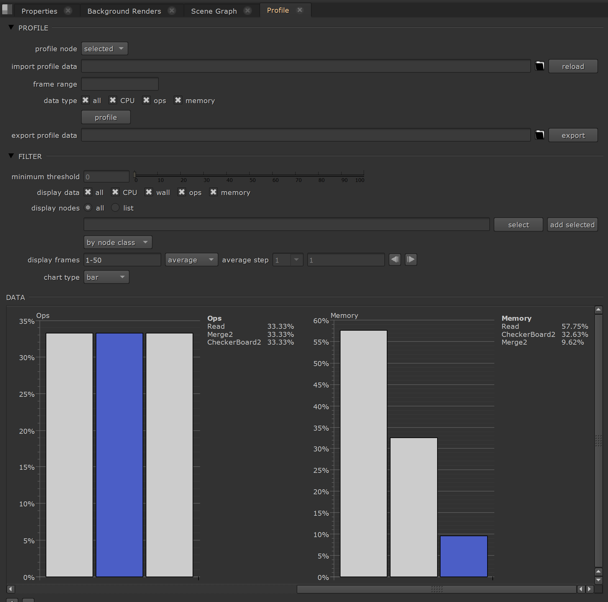 Q100225: 성능 문제를 분리하기 위한 Nuke 스크립트 프로파일링 – Foundry