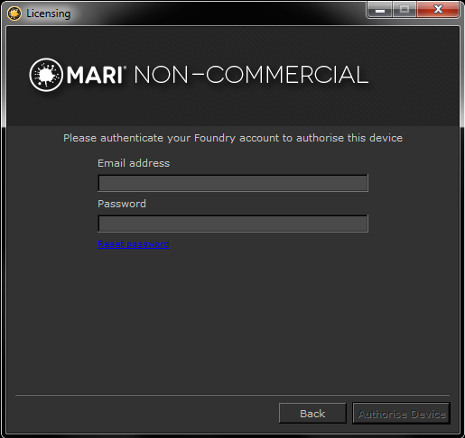 Q100425: How to Activate A Mari Non-Commercial Entitlement – Foundry